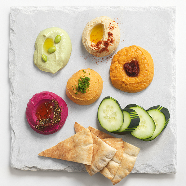 Amar Santana’s Five Variations on Hummus – South Coast Plaza